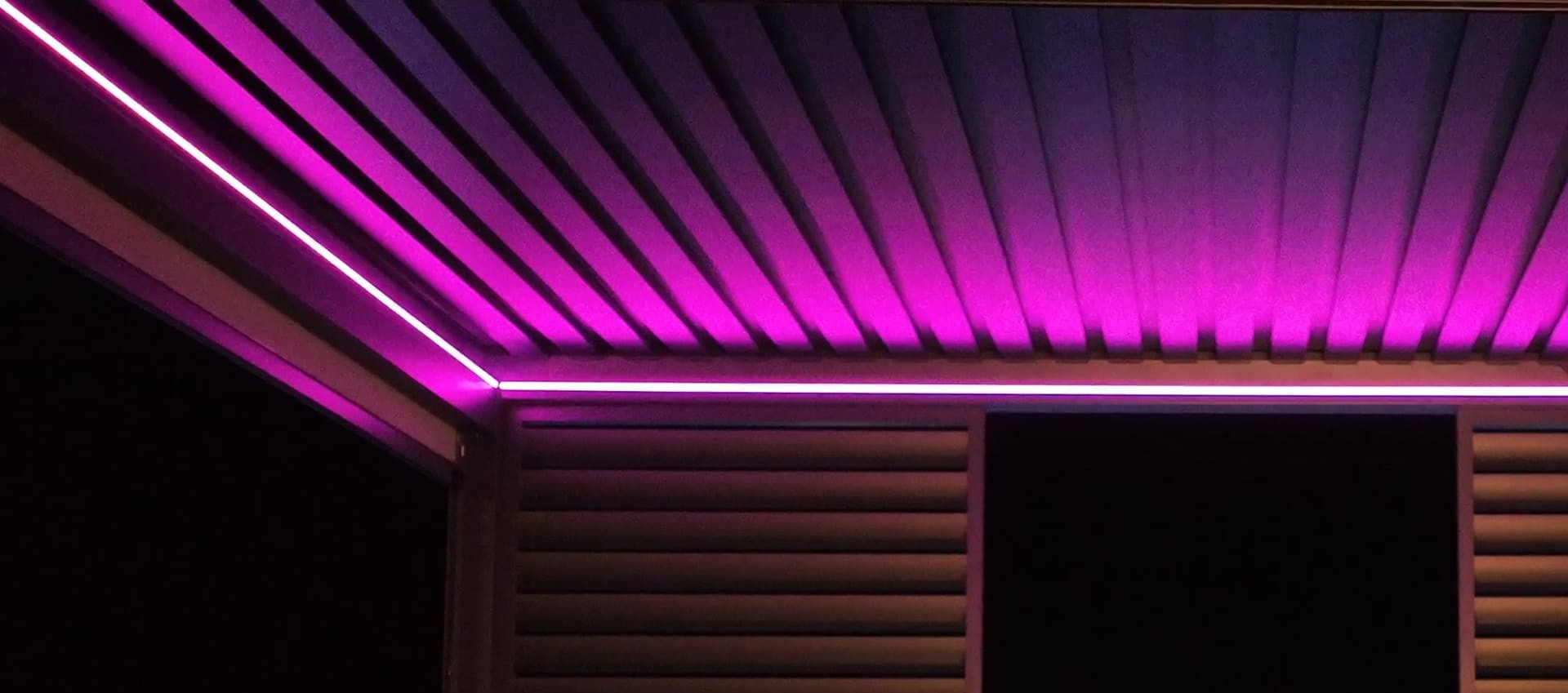 Eden 4m x 4m Aluminium Metal Pergola Frame Only - LED Lights ...