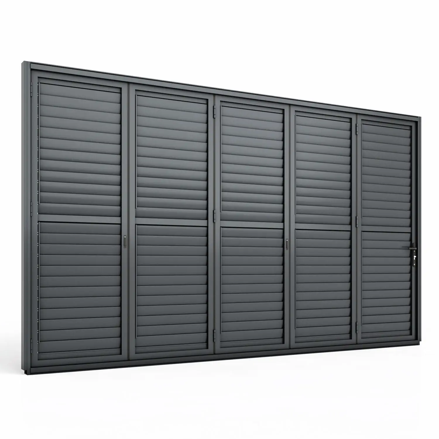 Eden Pergola Bi Folding Louvre Door - 4m