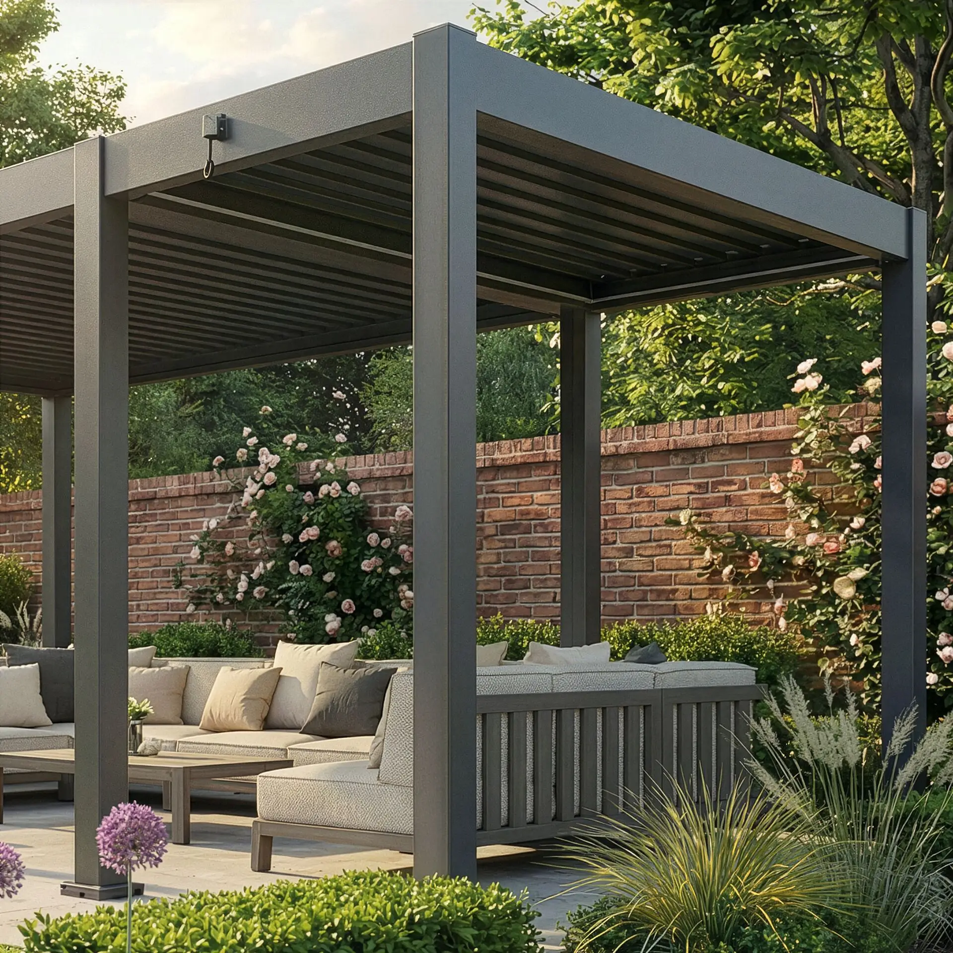 Eden Pergola Aluminium Manual Extension (3 x 1.4m) - Frame Only